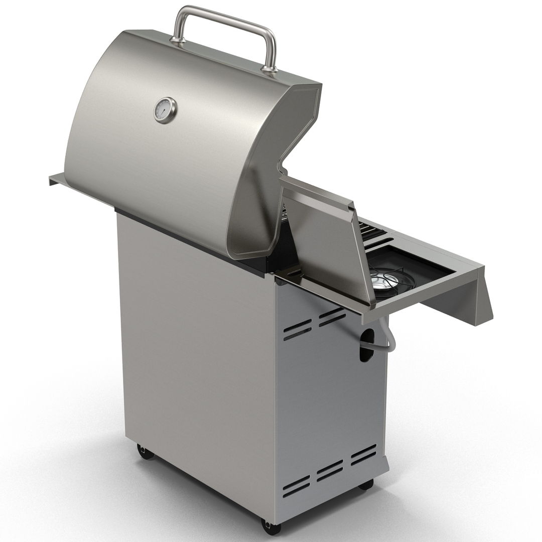 gas grill 3d model