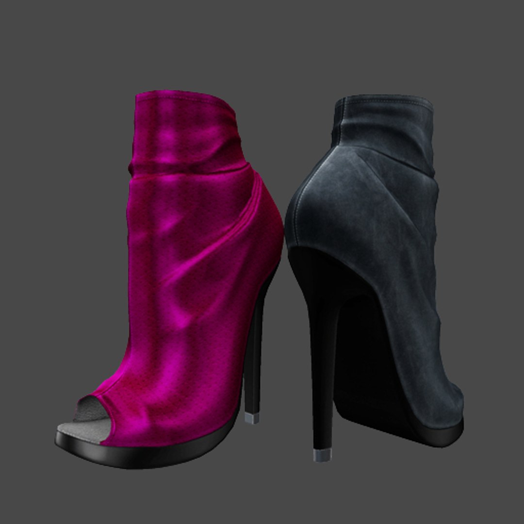 Boots ankle model - TurboSquid 1483292