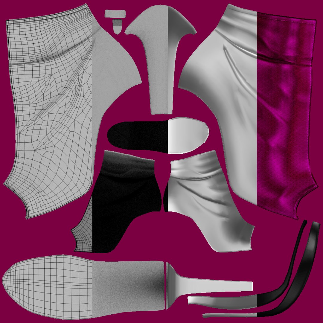 Boots ankle model - TurboSquid 1483292