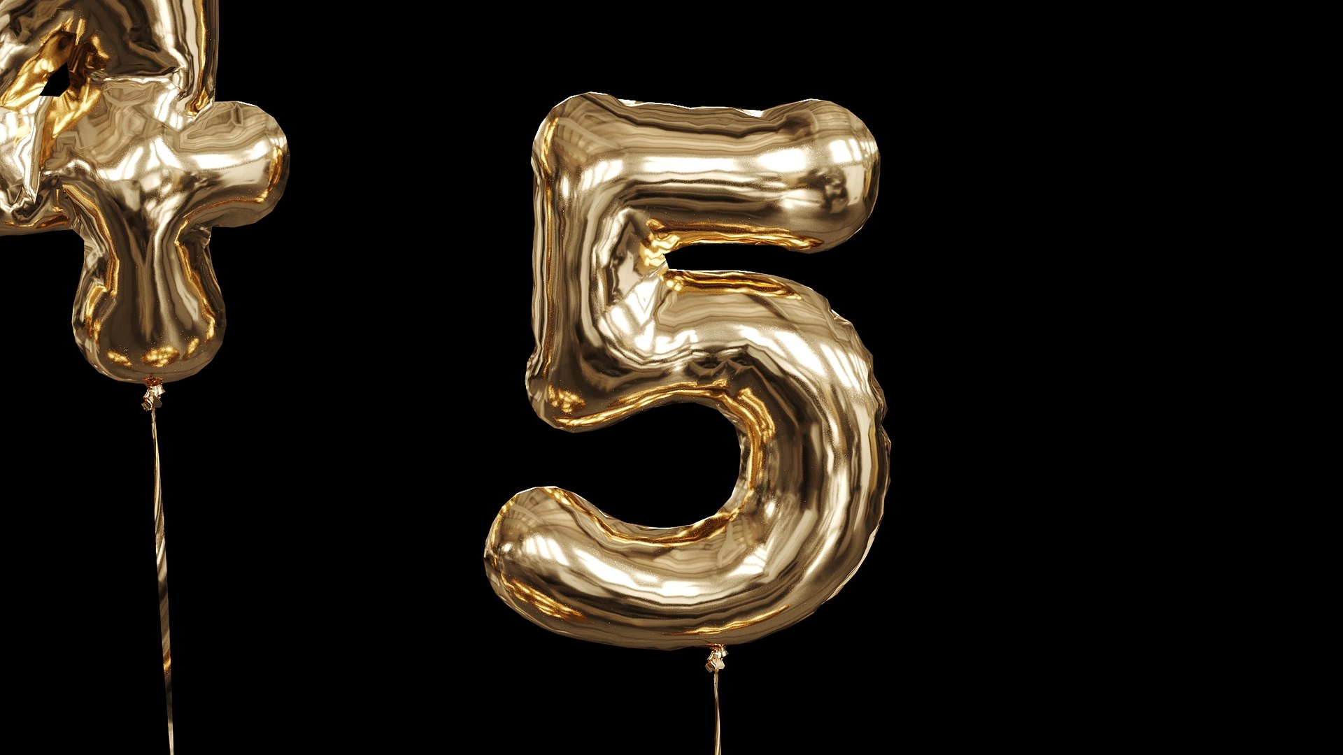 3D Balloon Numbers - TurboSquid 1825552