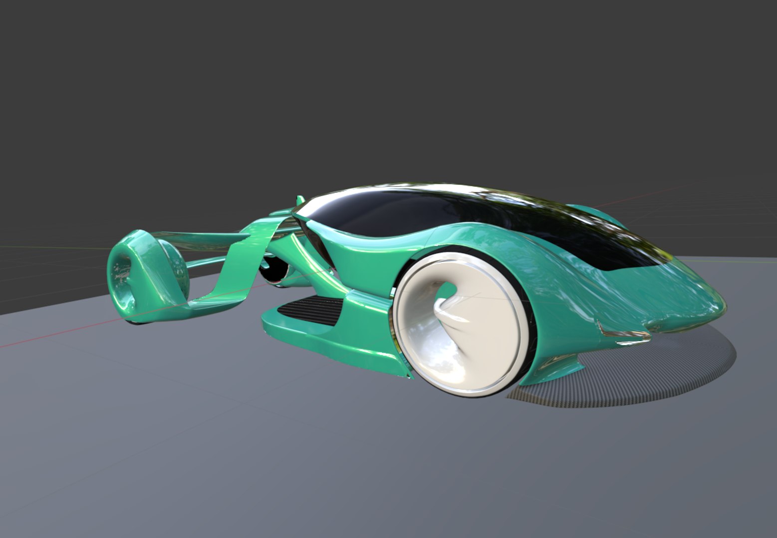 The VOLT Futuristic EV Hypercar 3D - TurboSquid 1824286
