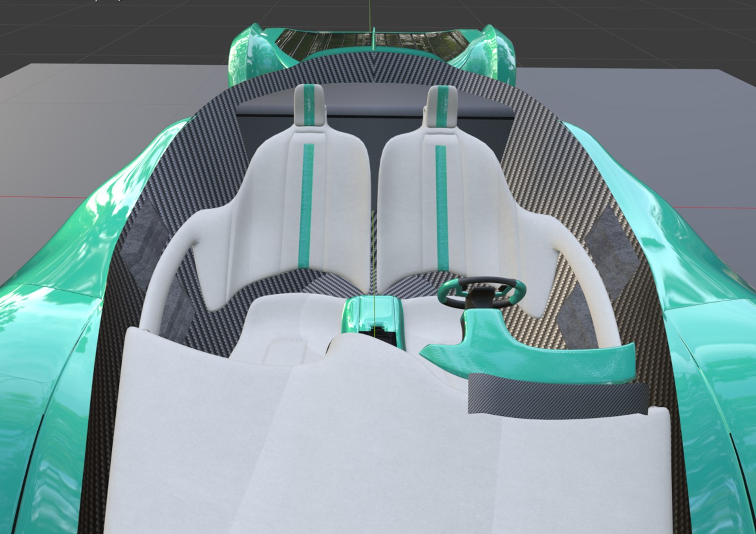 The VOLT Futuristic EV Hypercar 3D - TurboSquid 1824286