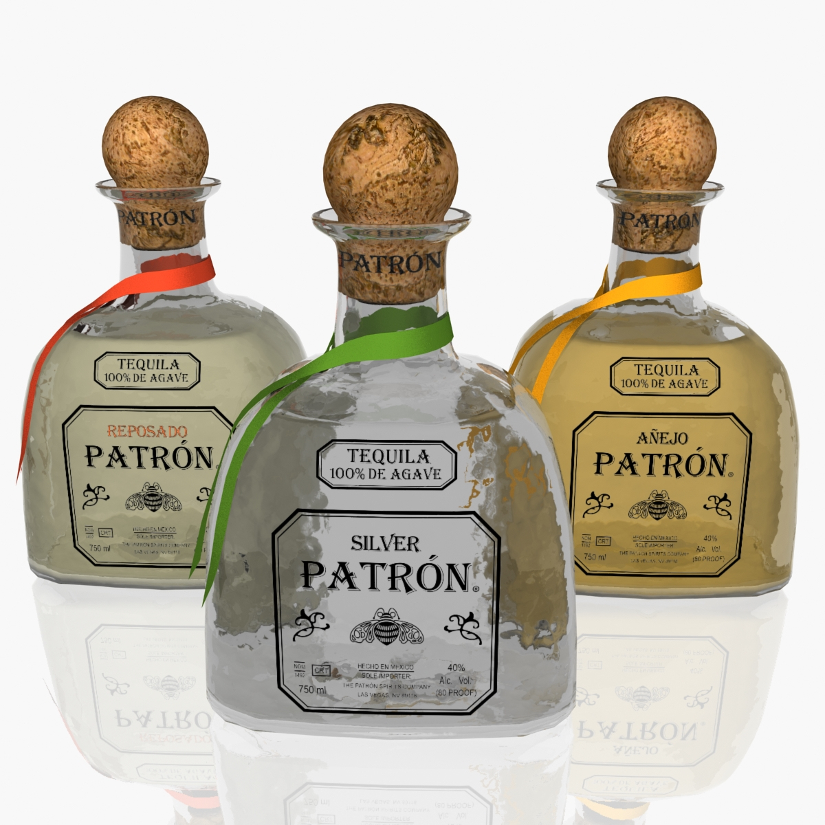 modelo 3d Set de Tequila Patrón - TurboSquid 667726