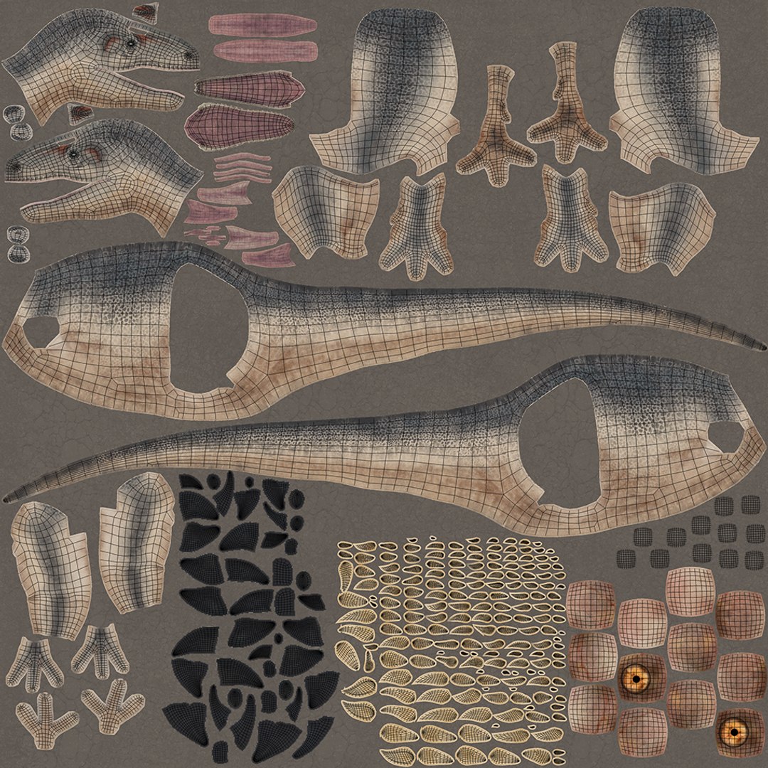 3D Allosaurus Dinosaur - TurboSquid 1603626