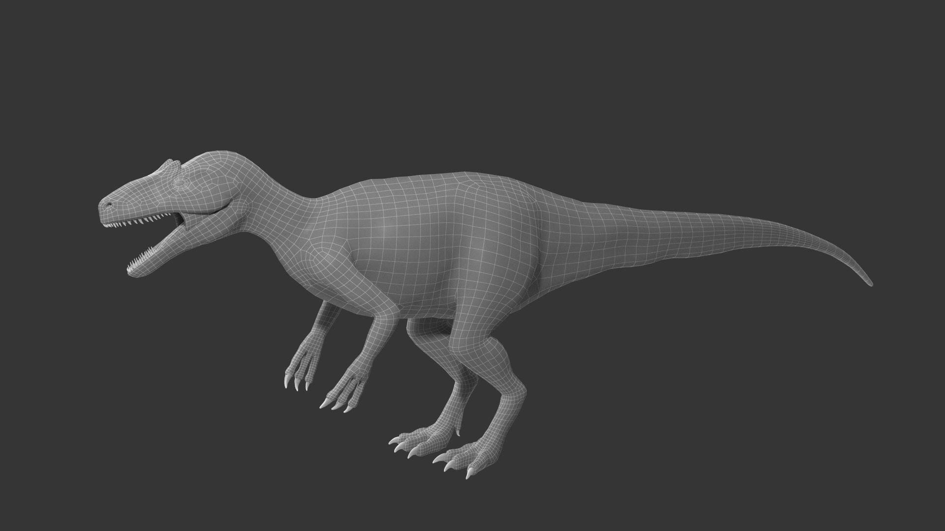 3D Allosaurus Dinosaur - TurboSquid 1603626