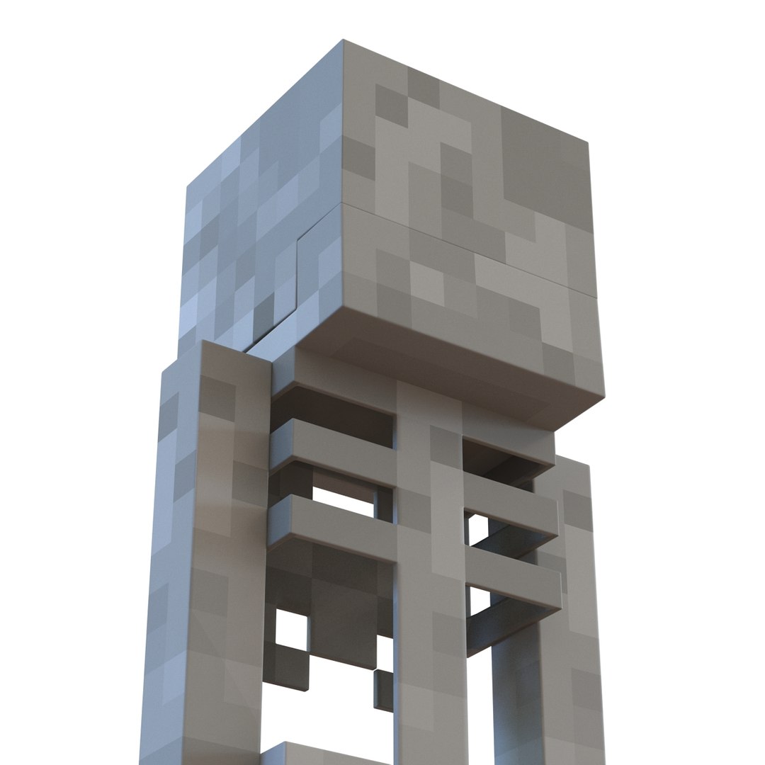 3d model minecraft skeleton