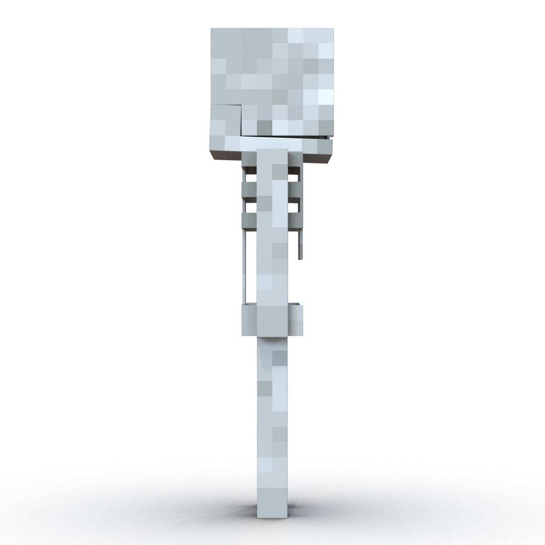 3d model minecraft skeleton