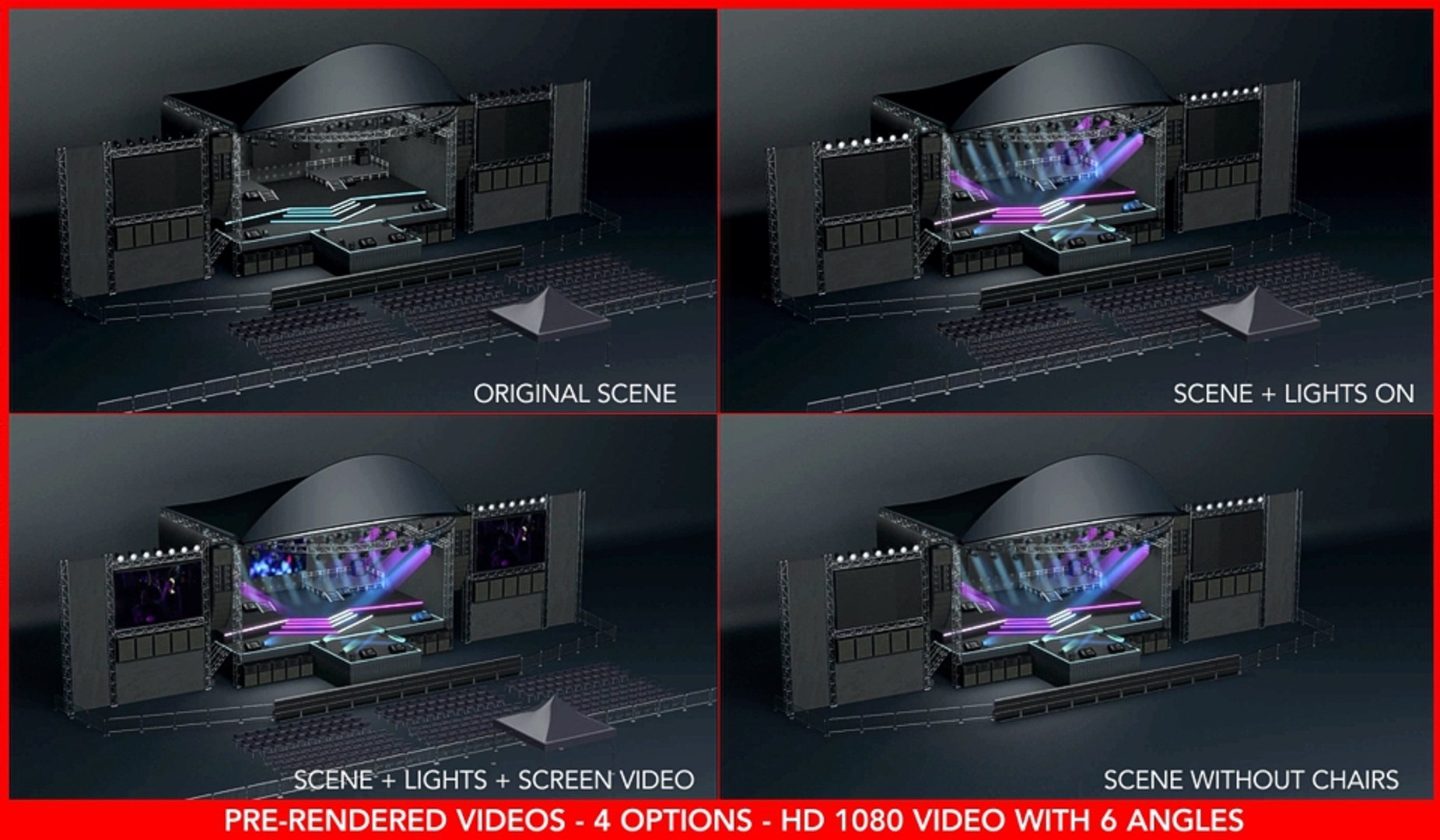 3D Concert Stage Details Lights Model - TurboSquid 1228487