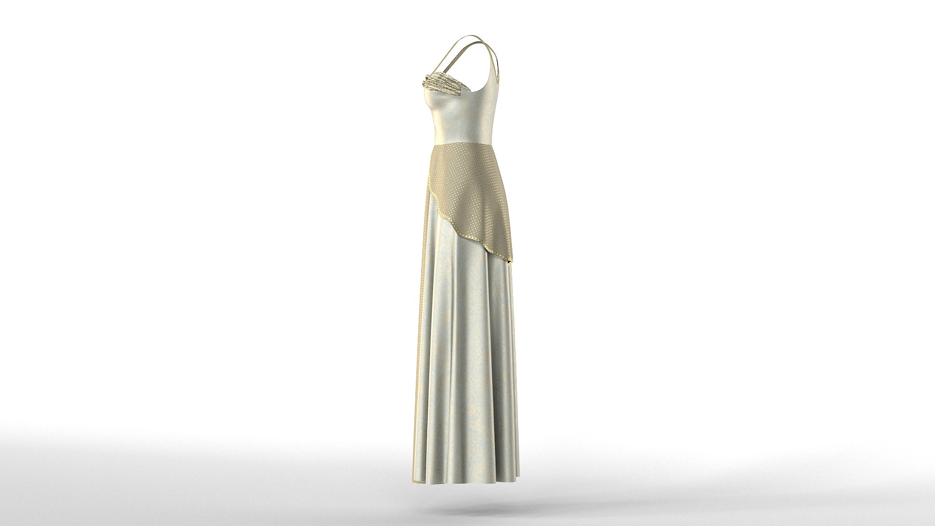 Evening Dress - 002 3D Model - TurboSquid 2262295