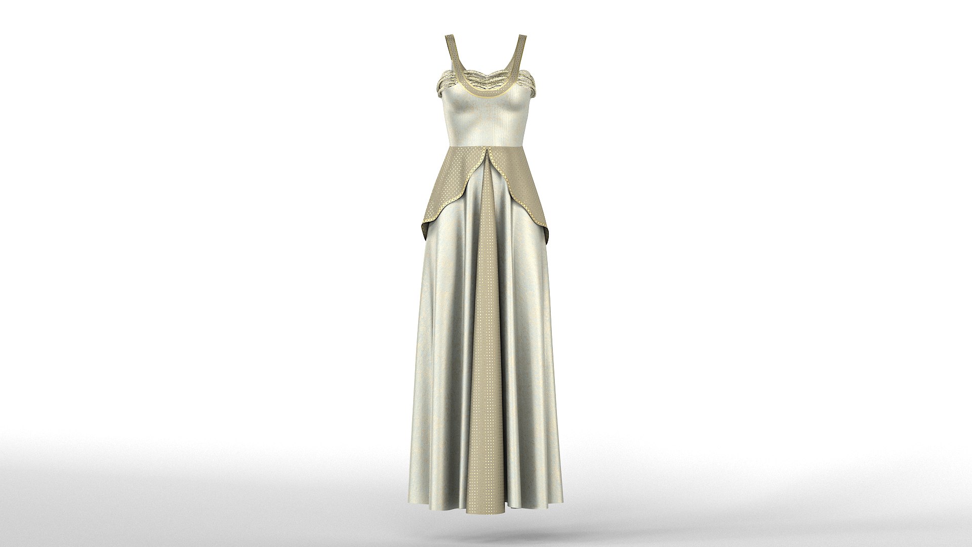 Evening Dress - 002 3D Model - TurboSquid 2262295