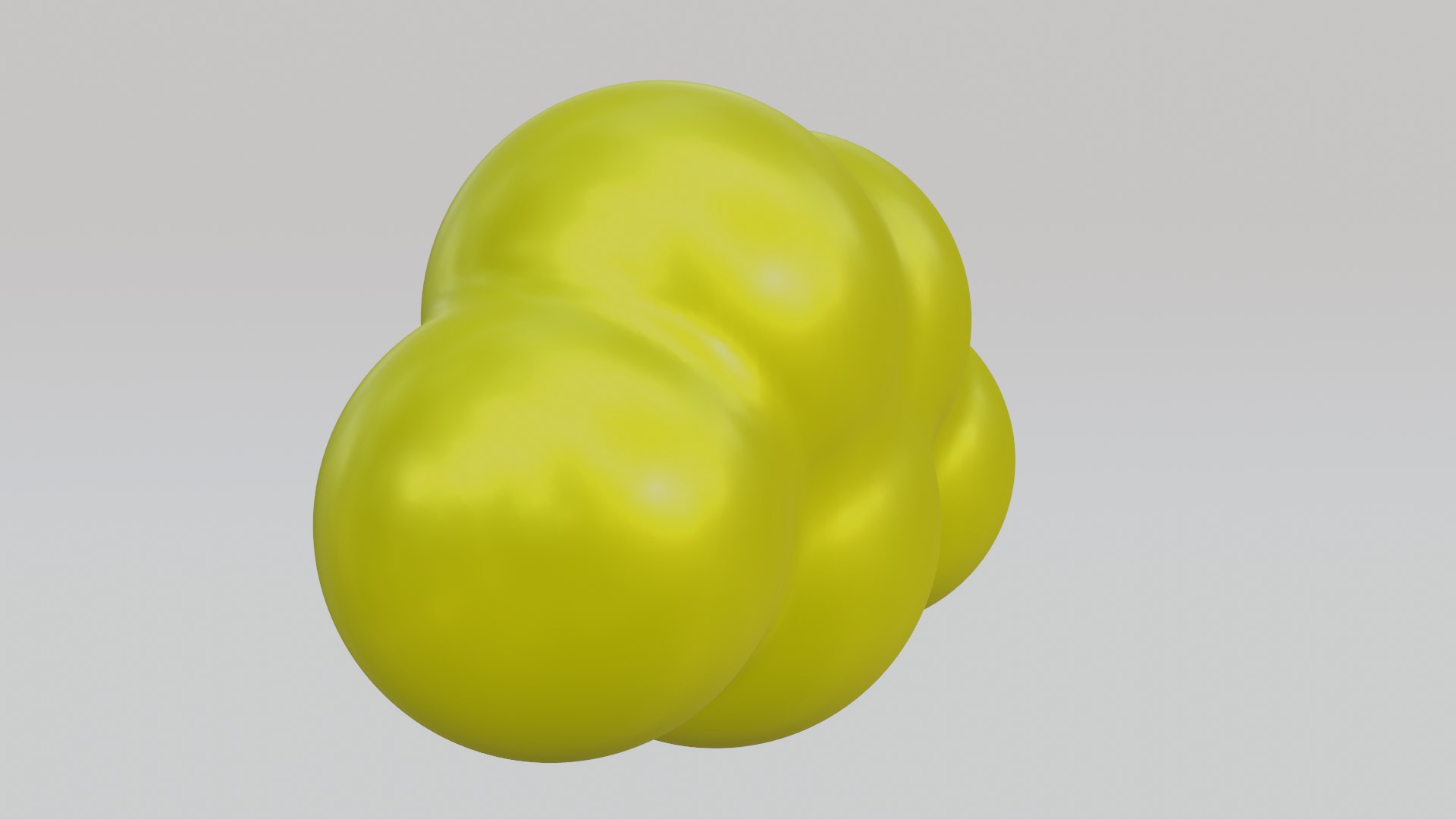 3D Yellow Cloud - TurboSquid 2082045