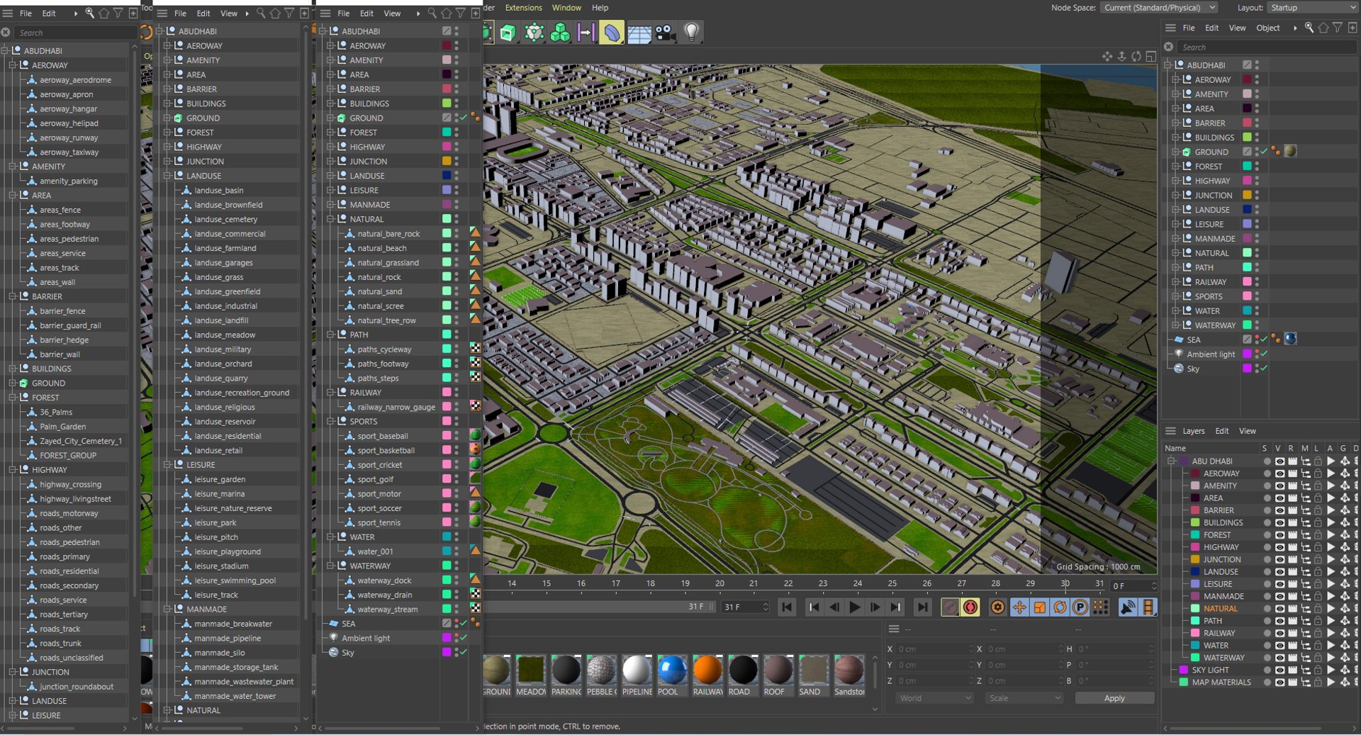 Abu Dhabi City Model - TurboSquid 1690356