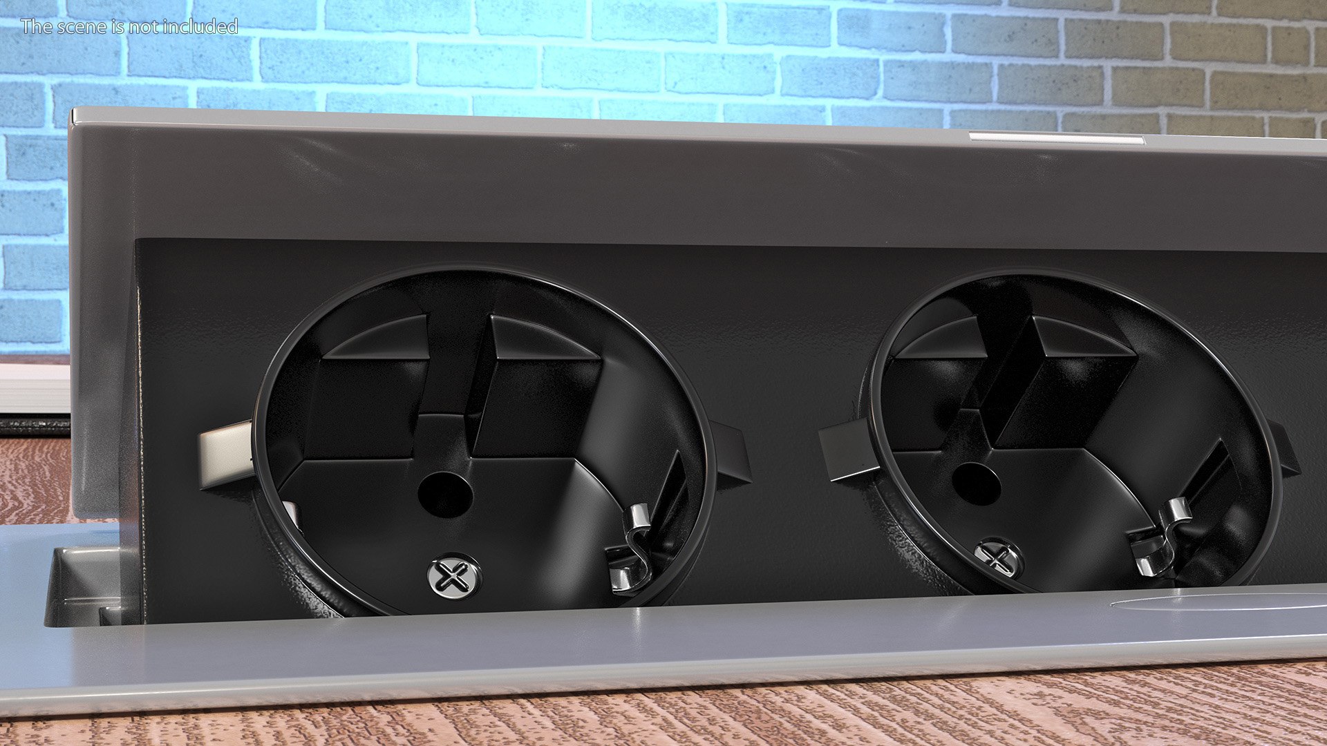 Black Triple Hidden Socket 3D Model - TurboSquid 2079646