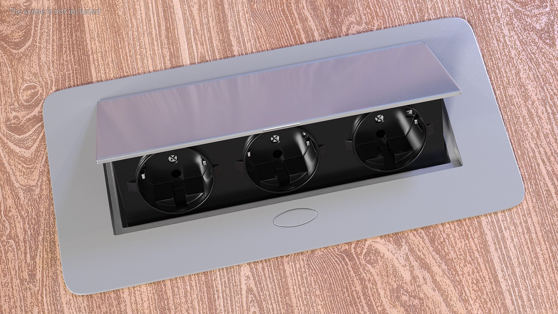 Black Triple Hidden Socket 3D Model - TurboSquid 2079646