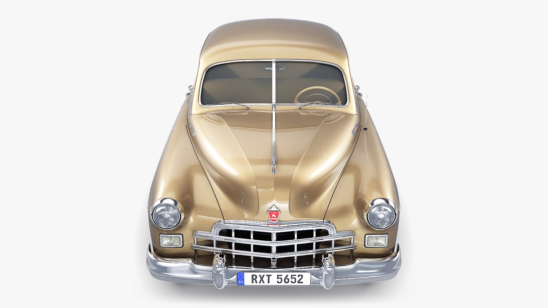 GAZ 12 ZIM 1949-1959 Simple Interior M 1 3D Model - TurboSquid 2162459