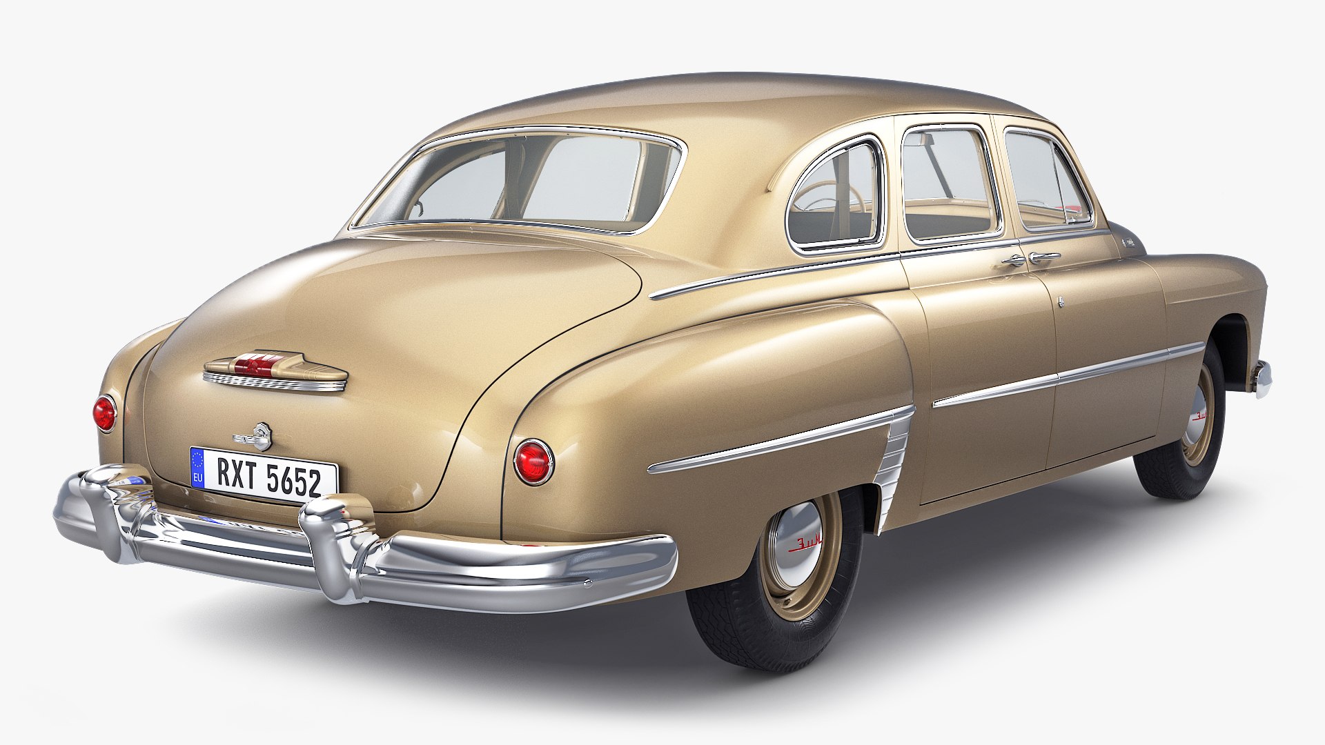 GAZ 12 ZIM 1949-1959 Simple Interior M 1 3D Model - TurboSquid 2162459