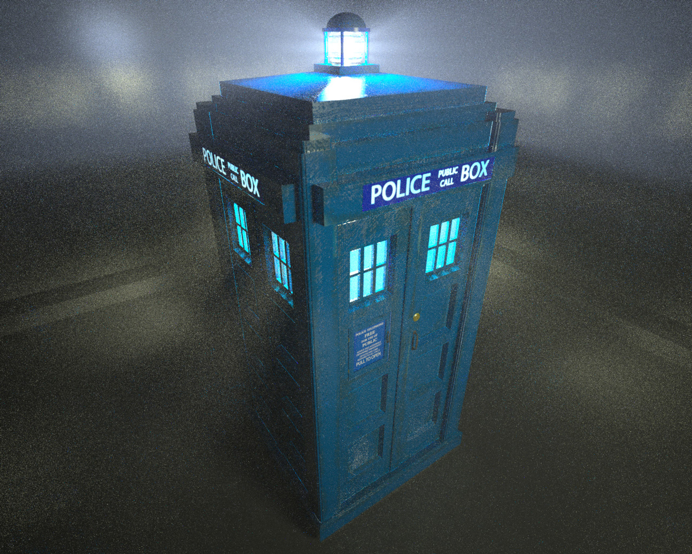 free tardis 3d model