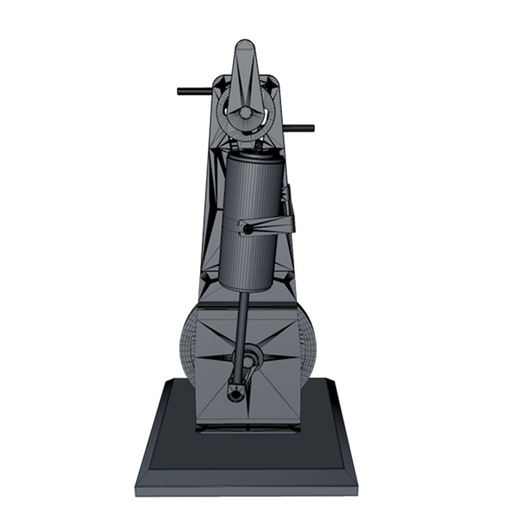 Steam Engine Model - TurboSquid 1413340