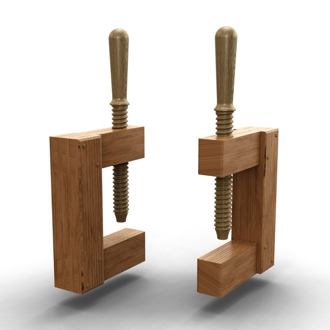 3D Wooden Joiners Clamp - TurboSquid 1406802