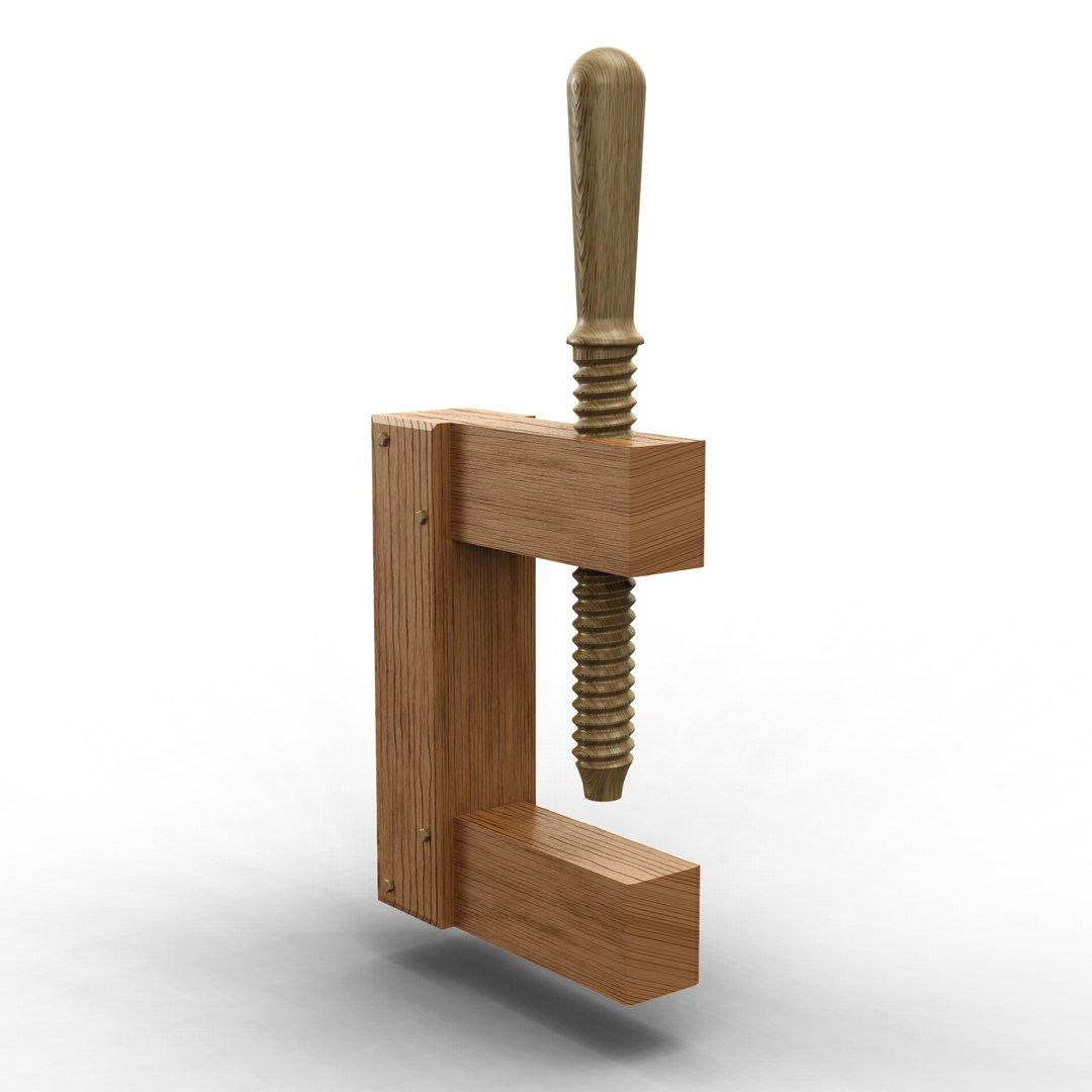 3D Wooden Joiners Clamp - TurboSquid 1406802