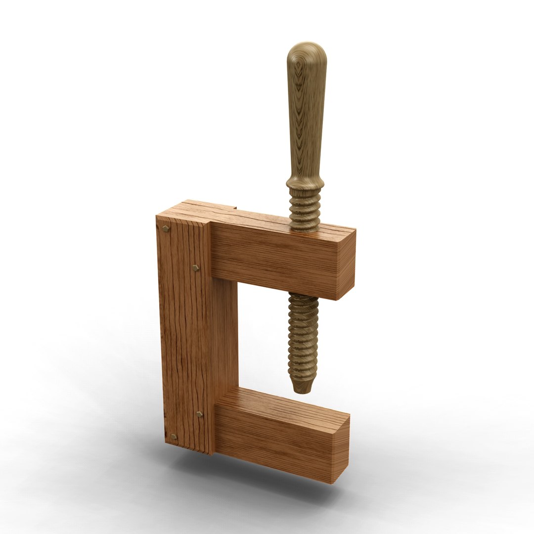3D Wooden Joiners Clamp - TurboSquid 1406802