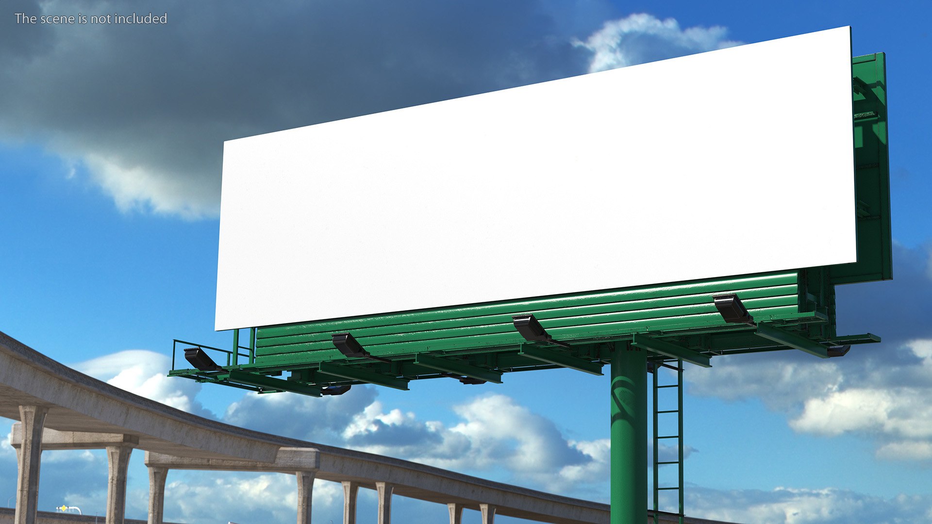 Outdoor Advertising Billboard Structure Model - TurboSquid 2247059