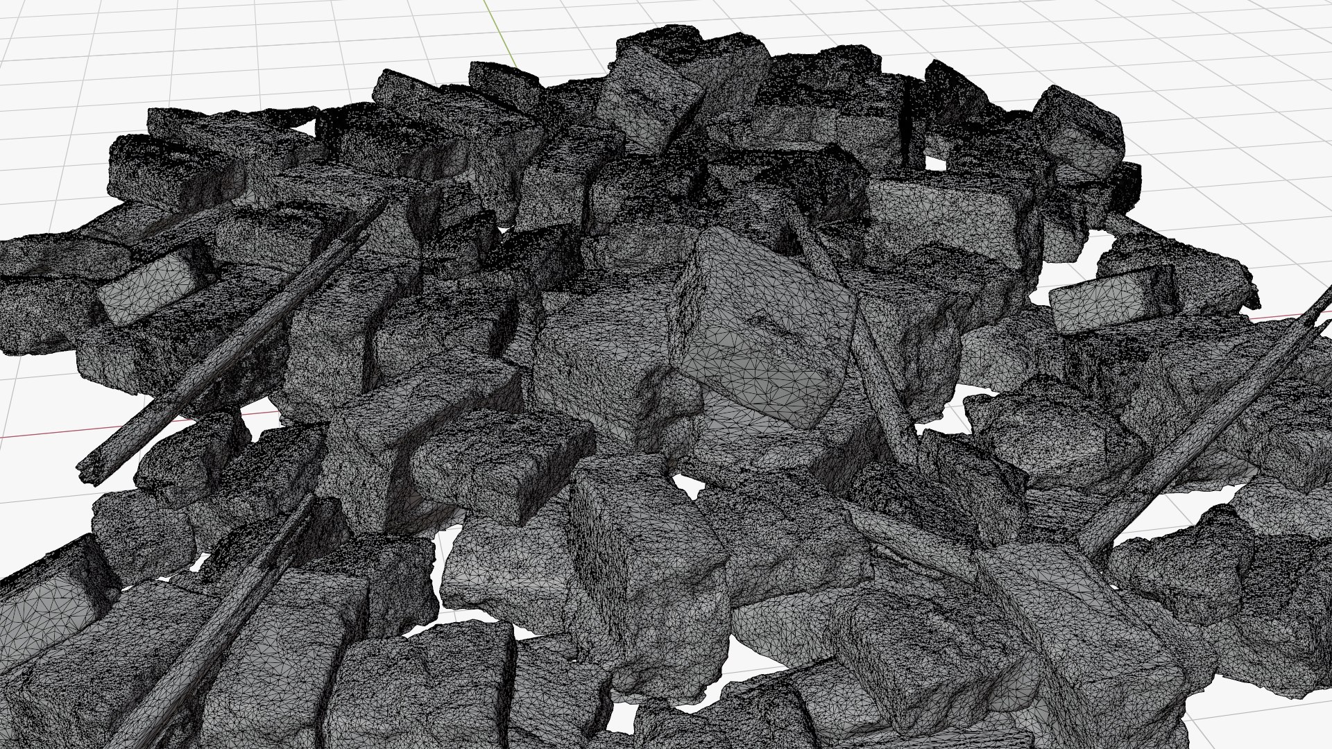 3D Scanned Construction Debris model - TurboSquid 2021632