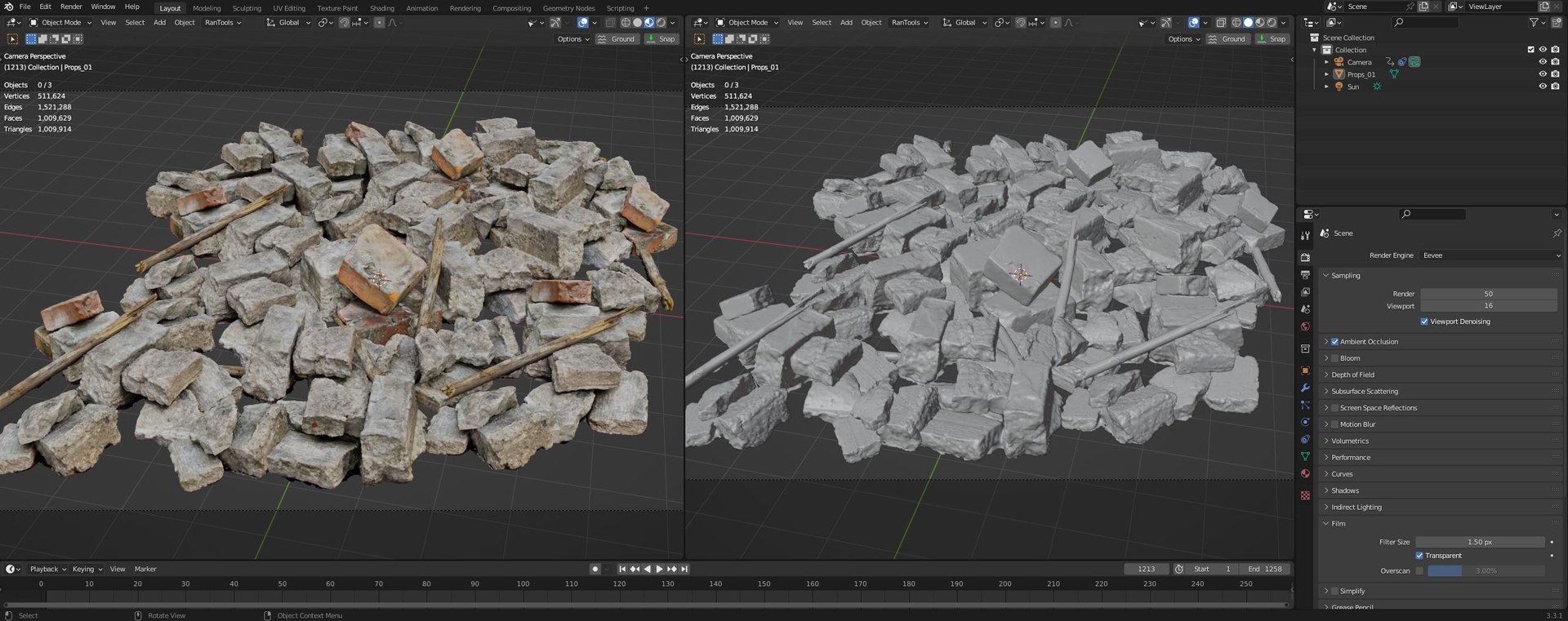 3D Scanned Construction Debris model - TurboSquid 2021632