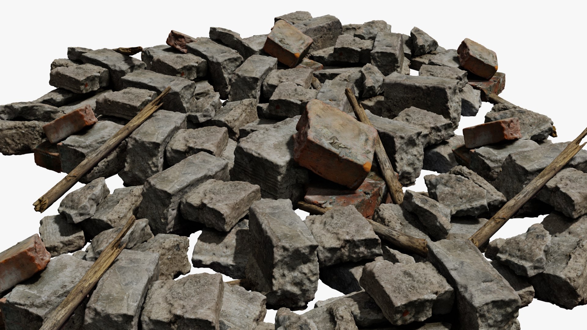 3D Scanned Construction Debris model - TurboSquid 2021632