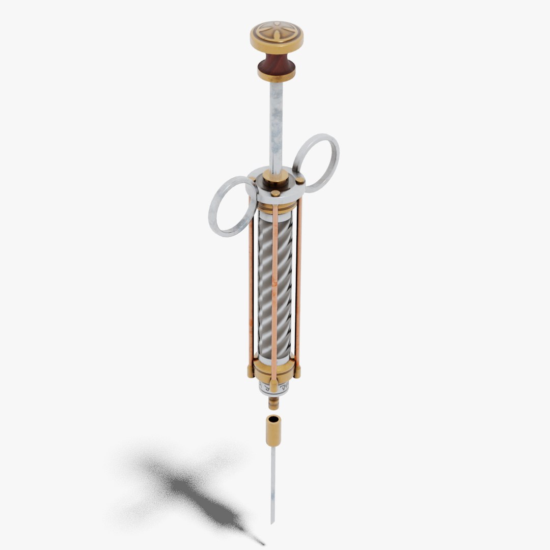 3D OB 00 24 Vampire Hunter Syringe - TurboSquid 1981649