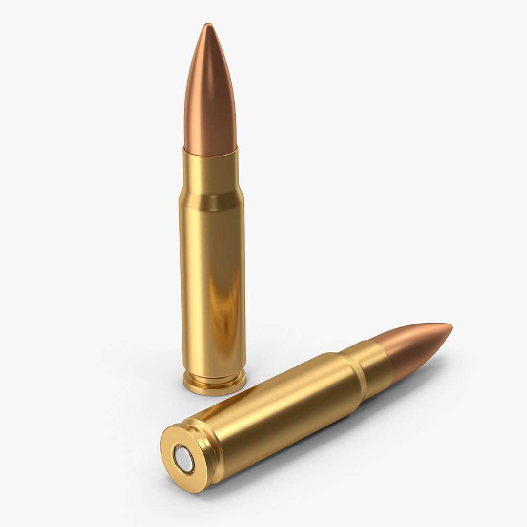 Rifle Bullets 3D Model - TurboSquid 1909758
