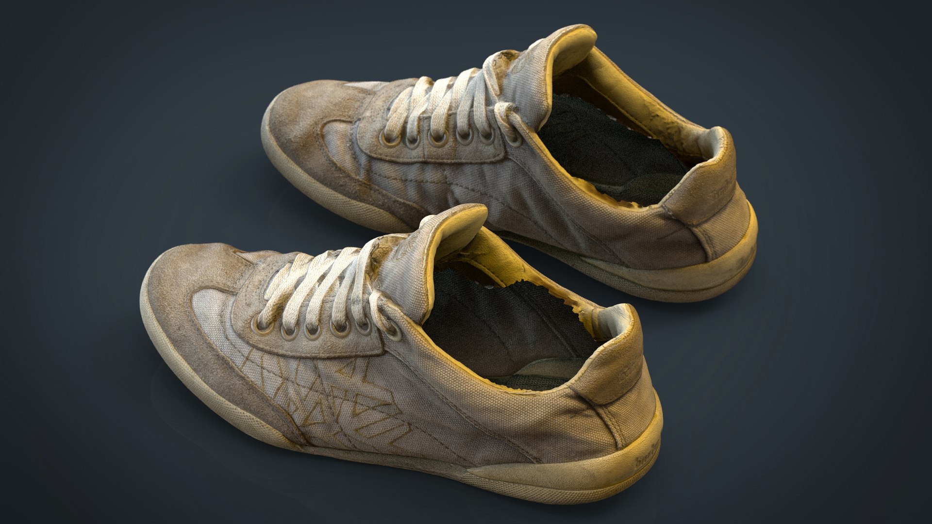 3d Model Realistic Sneakers