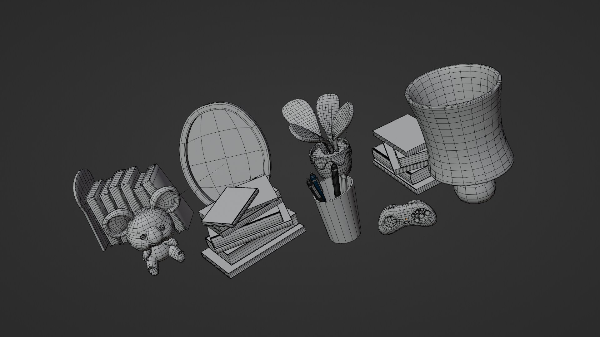3D 3D Set Of Room Props Model - TurboSquid 2311339