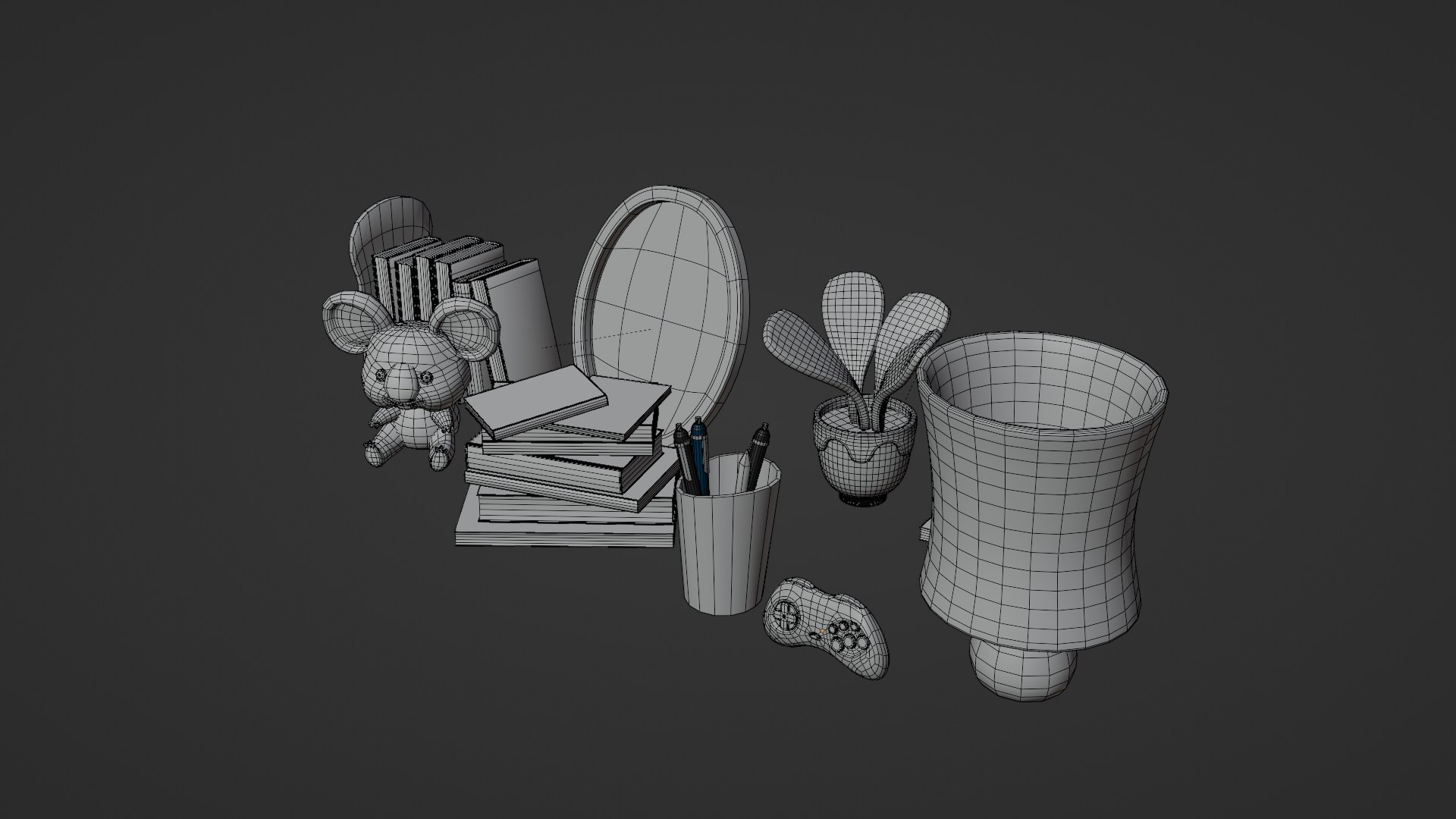 3D 3D Set Of Room Props Model - TurboSquid 2311339