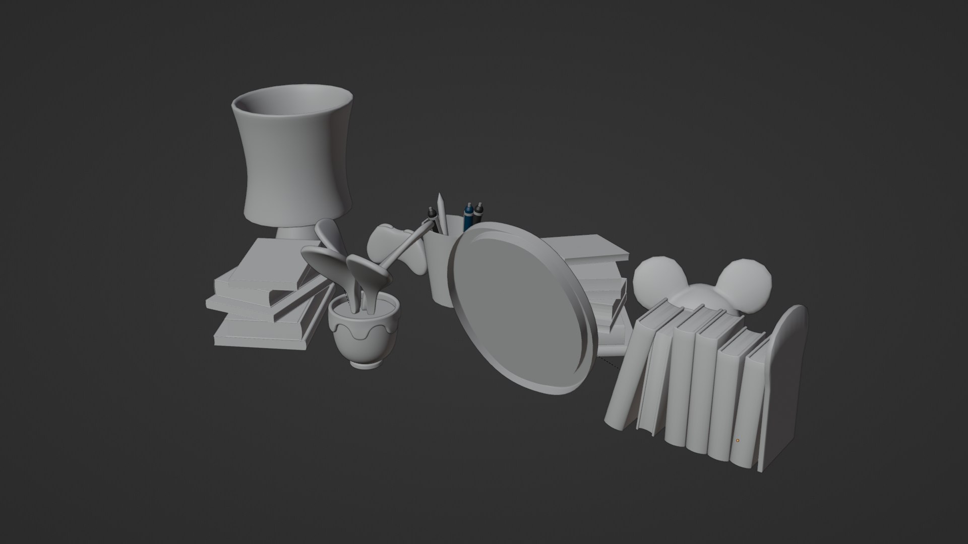 3D 3D Set Of Room Props Model - TurboSquid 2311339