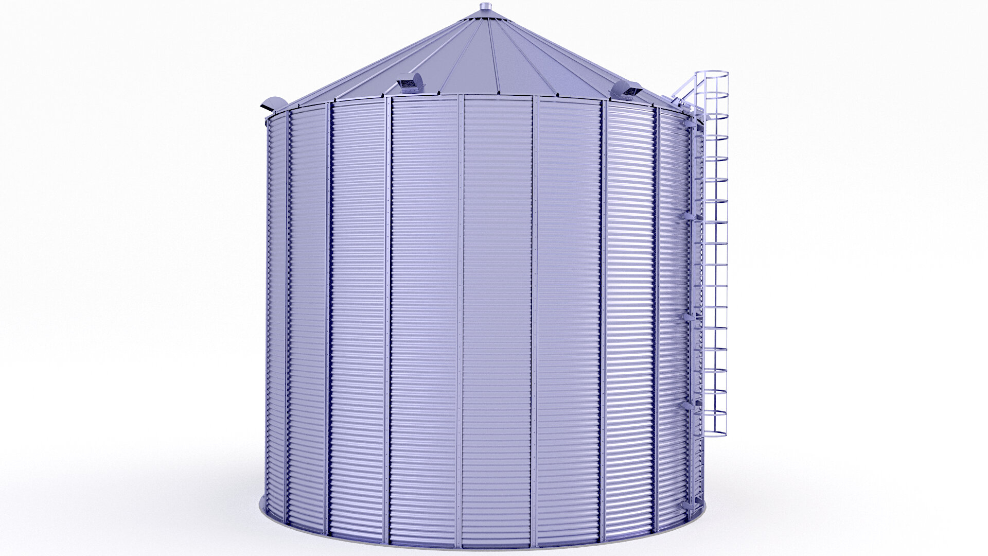 Big Grain Silo 34 3D model - TurboSquid 1752142