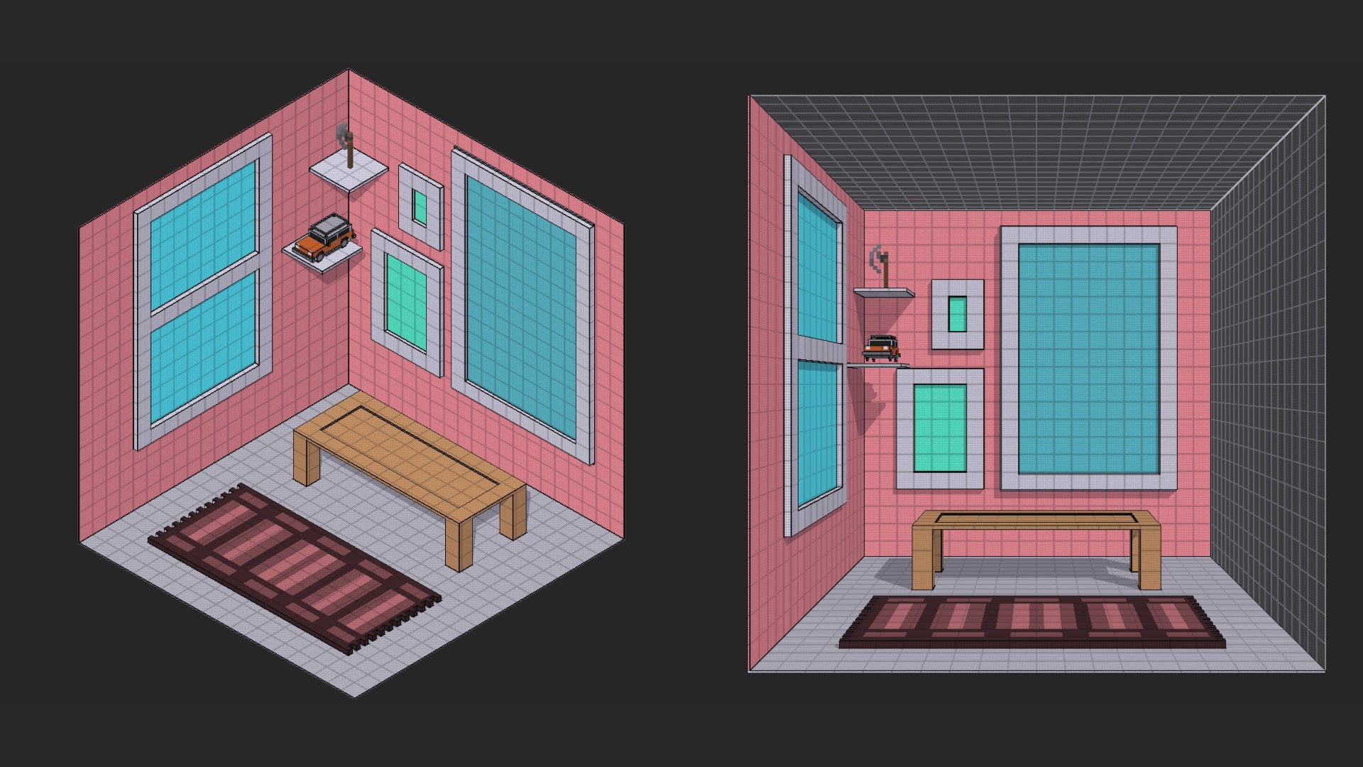 Free Room Voxel 3D Model - TurboSquid 1955858