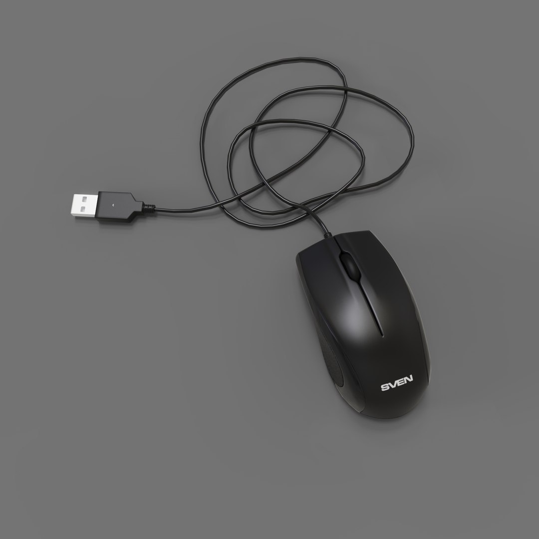 3D optical mouse Sven RX-150 - TurboSquid 2152832