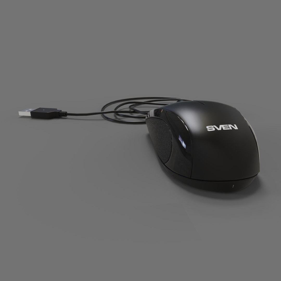 3D optical mouse Sven RX-150 - TurboSquid 2152832
