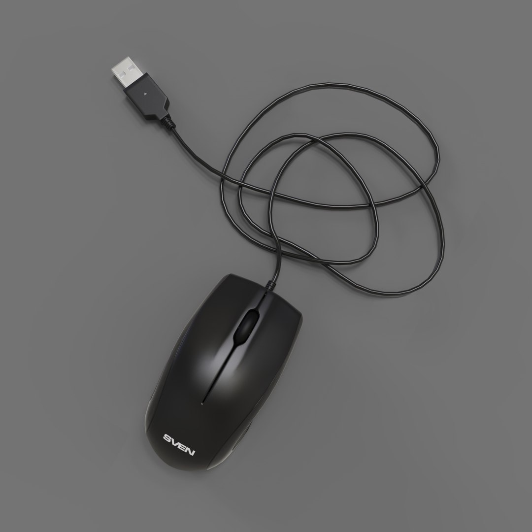 3D optical mouse Sven RX-150 - TurboSquid 2152832
