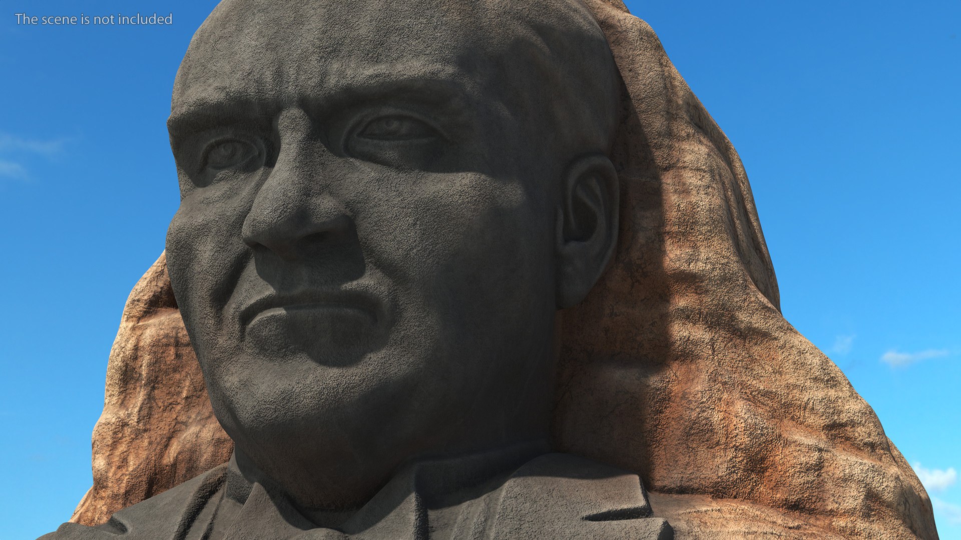 3D Ataturk Mask Monument Model - TurboSquid 2148608