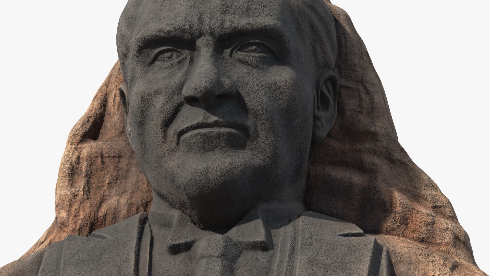 3D Ataturk Mask Monument Model - TurboSquid 2148608