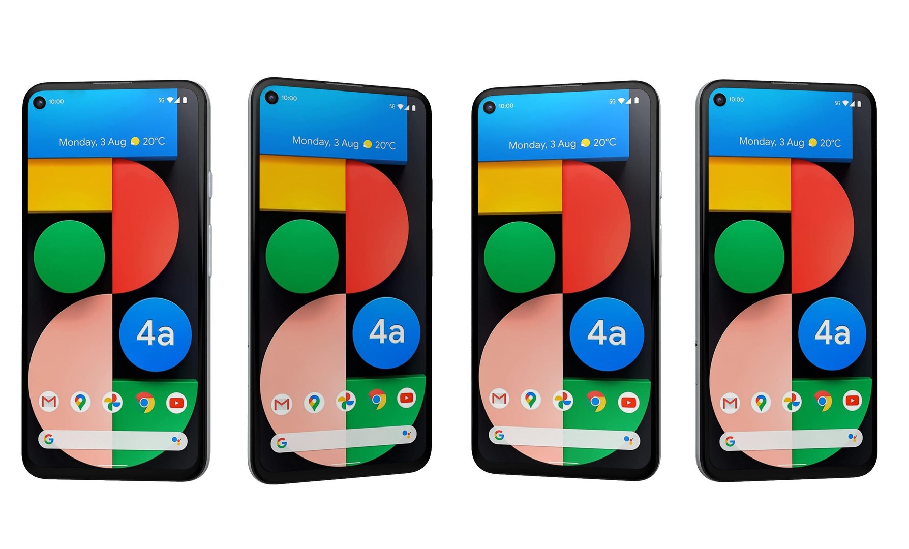 3D Google Pixel 4a 5G White Model - TurboSquid 2078875