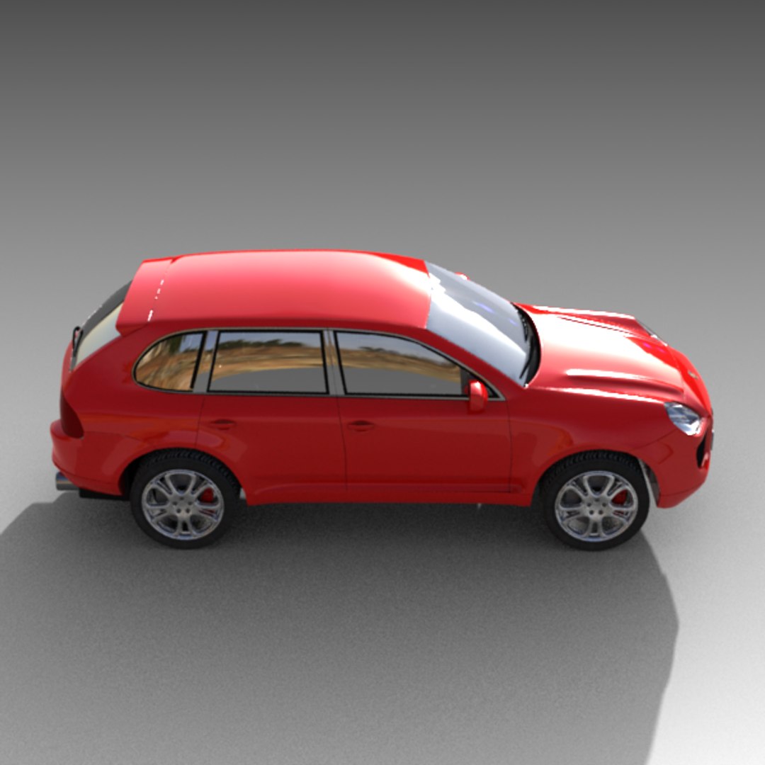 Porsche Cayenne Luxury S 3d Model