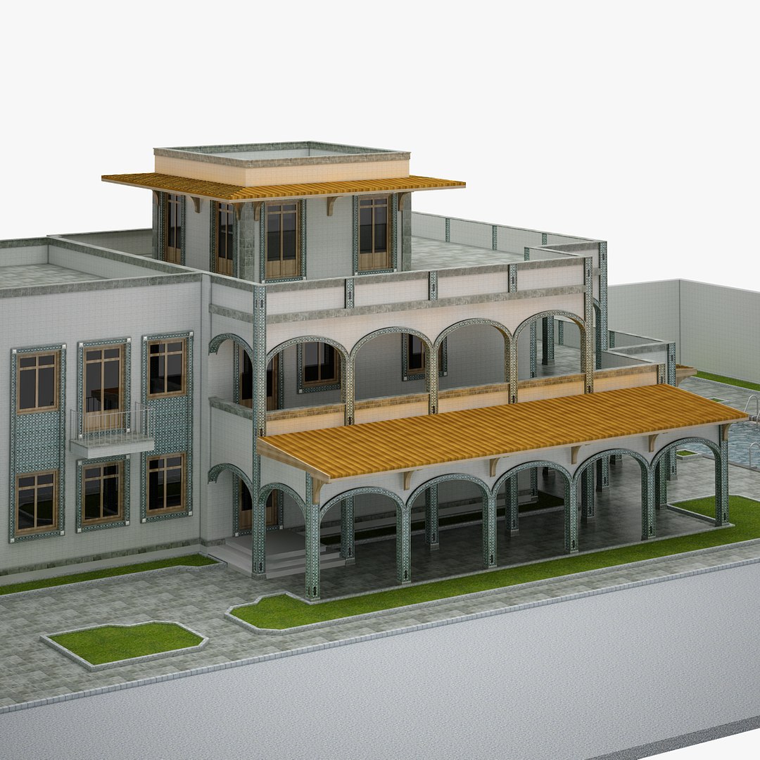 Villa 3d Max