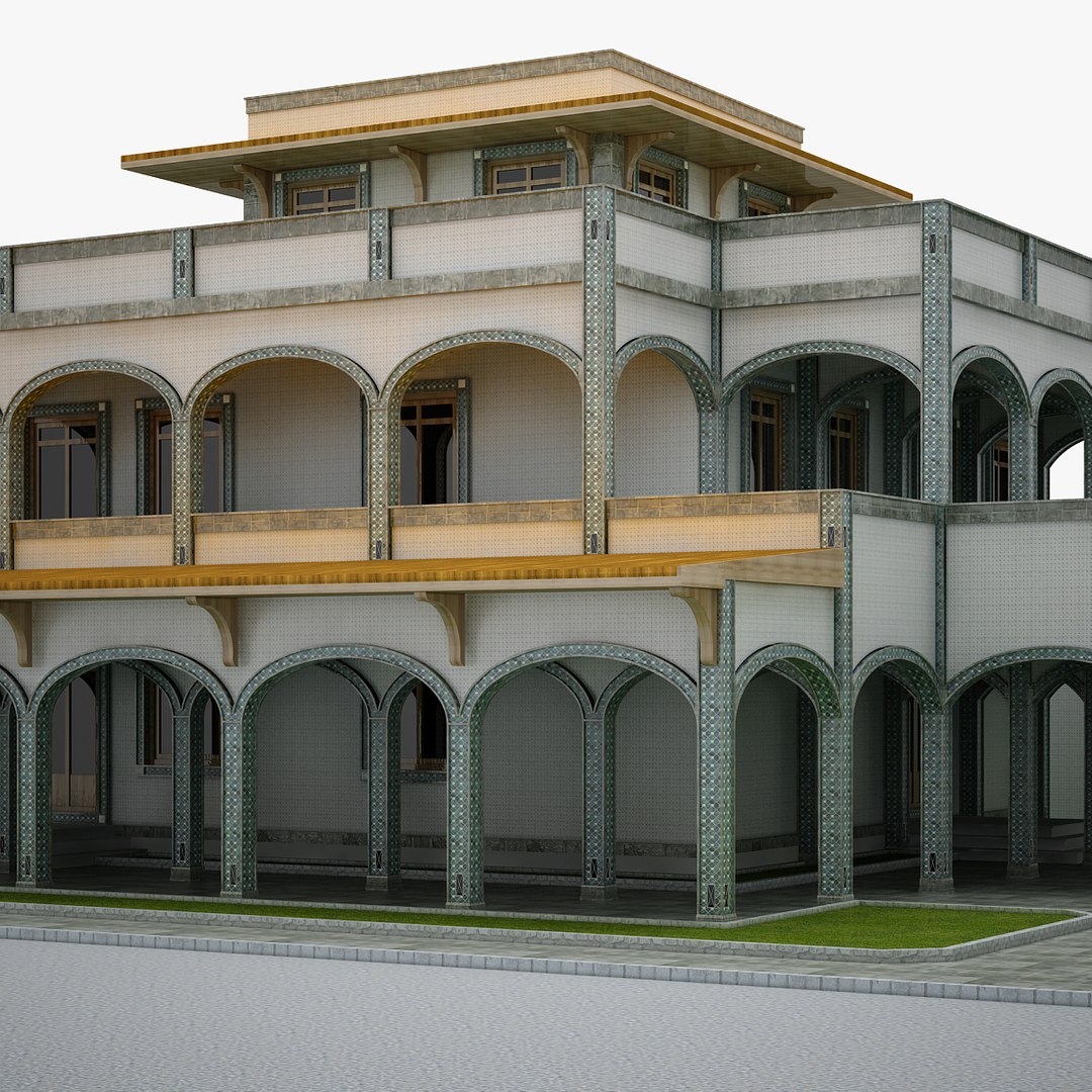 Villa 3d Max