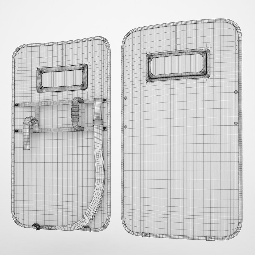 Swat Shield 3d Model