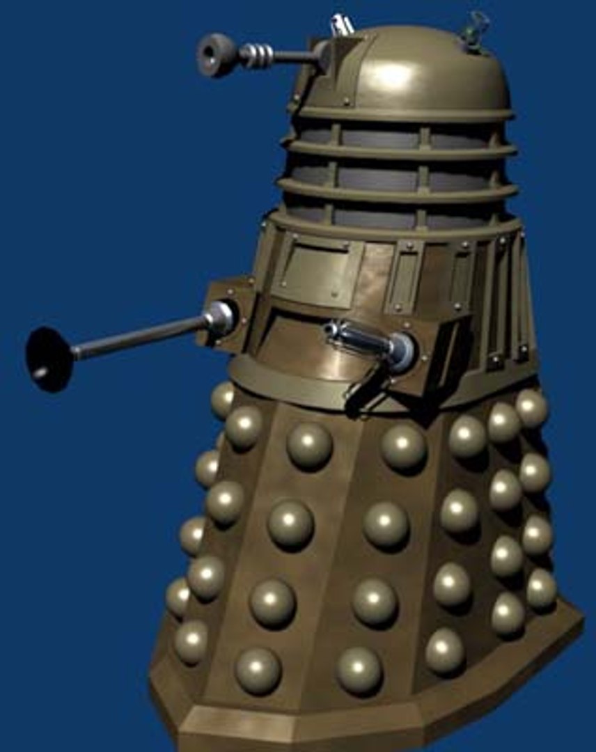 Blender Dalek Sci-fi