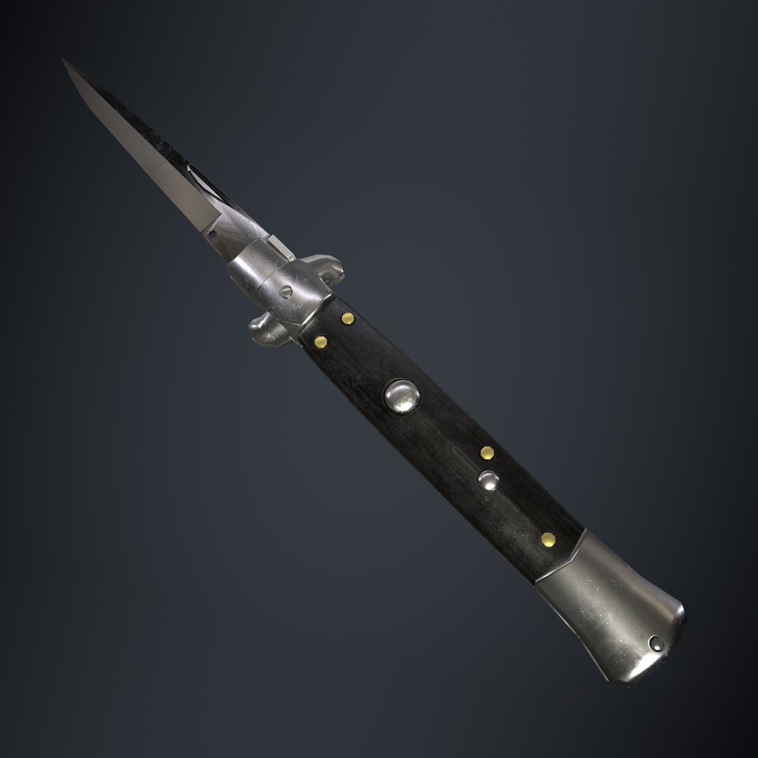 Stiletto Switchblade Pbr 3D Model - TurboSquid 1598486