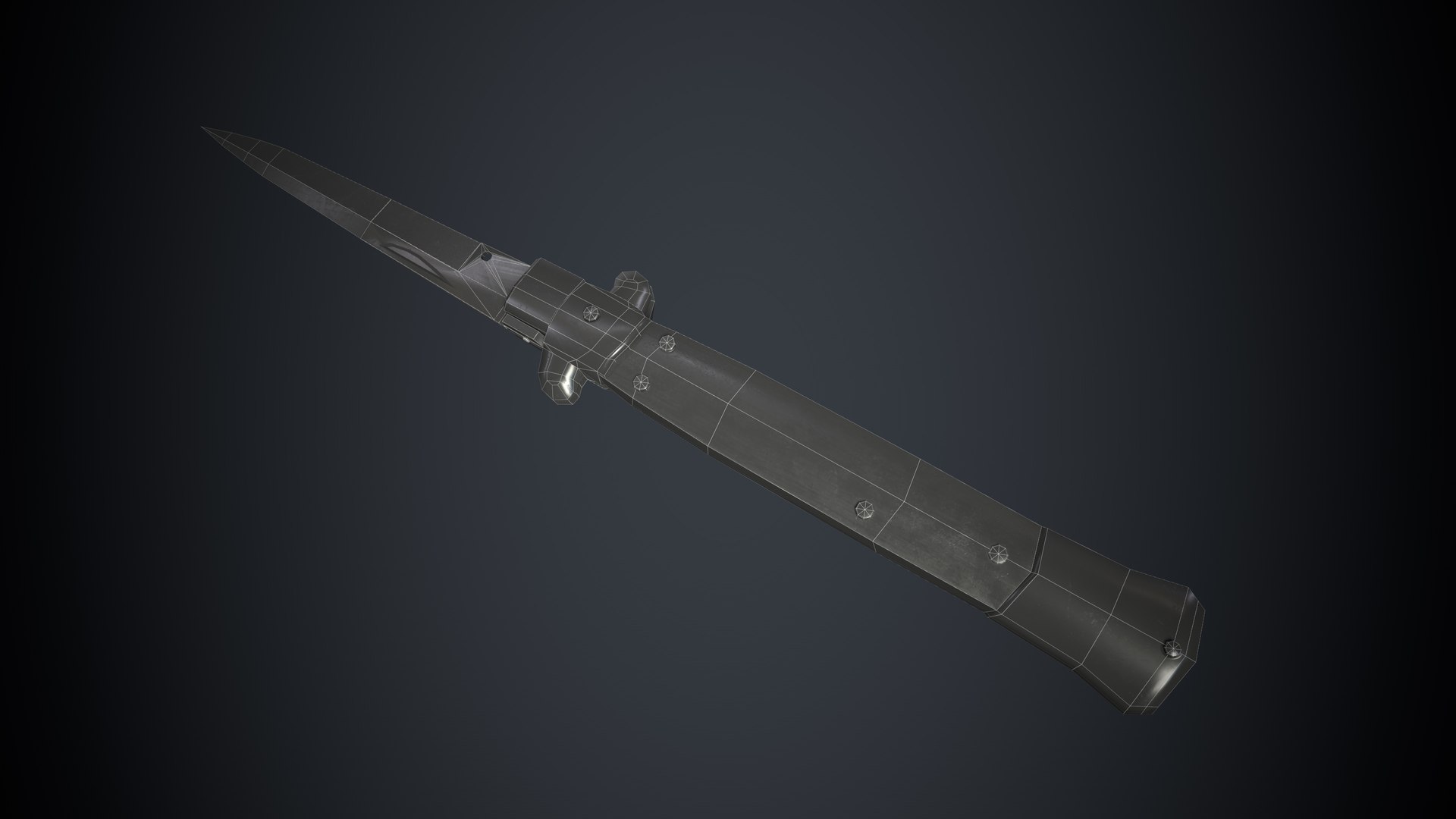 Stiletto Switchblade Pbr 3D Model - TurboSquid 1598486